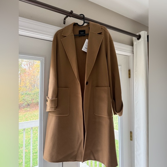 Theory | Jackets & Coats | Theory Easy One Button Coat | Poshmark